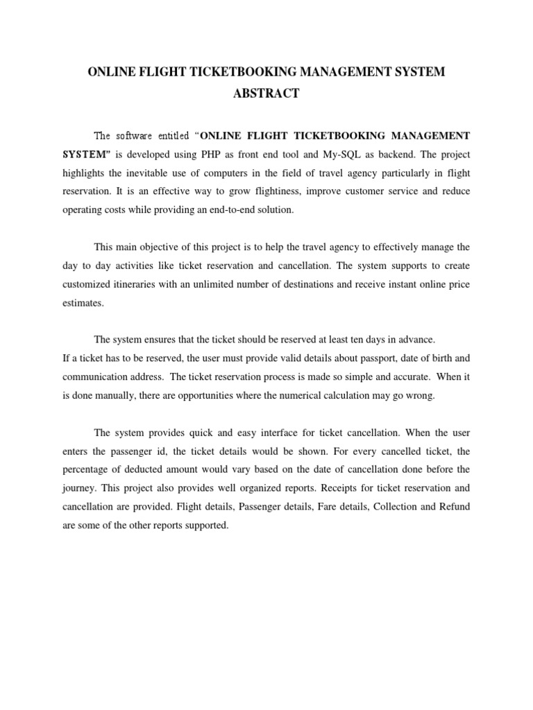 Flight Booking | PDF | My Sql | Php