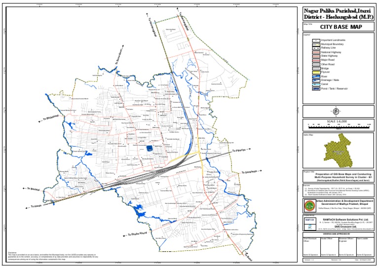 Nagar Palika Parishad, Itarsi District - Hoshangabad (M.P.) City Base ...