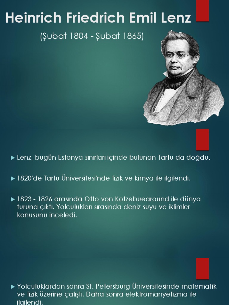Heinrich Friedrich Emil Lenz | PDF