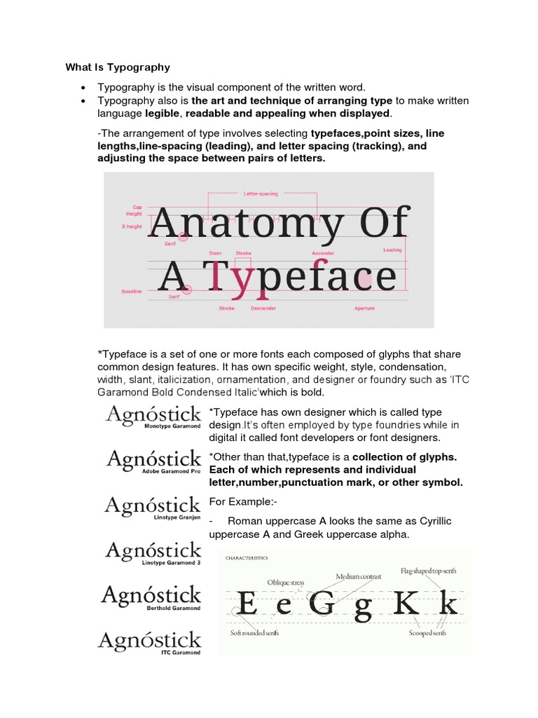 What Is Typography | PDF | Typefaces | Typography