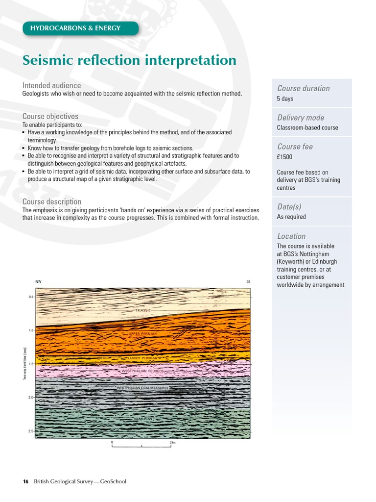 Seismic Reflection Intepretation | PDF | Reflection Seismology | Geology