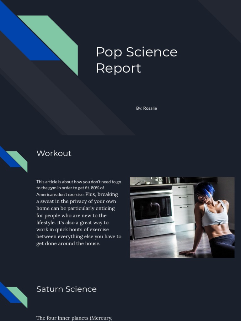 Pop Science Report | PDF | Mars | Solar System
