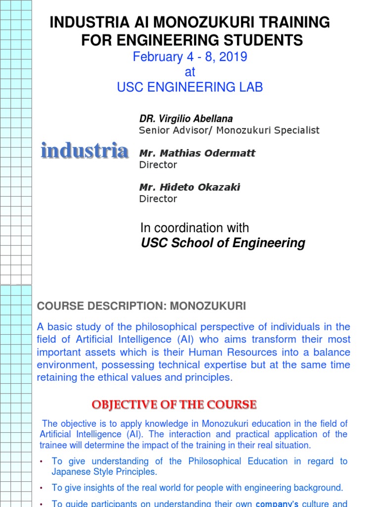 Monozukuri | PDF | Artificial Intelligence | Intelligence (AI) & Semantics