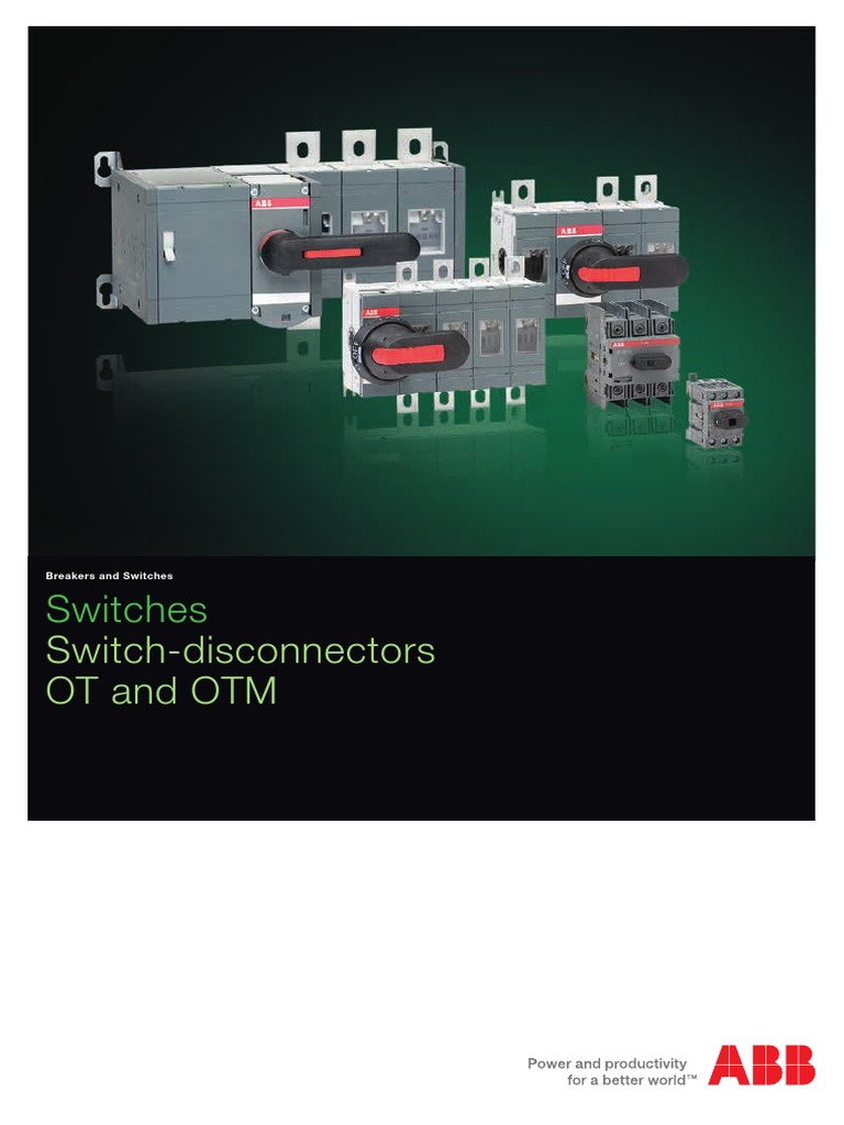Switch Disconnectors OT OTM PDF | PDF | Switch | Fuse (Electrical)