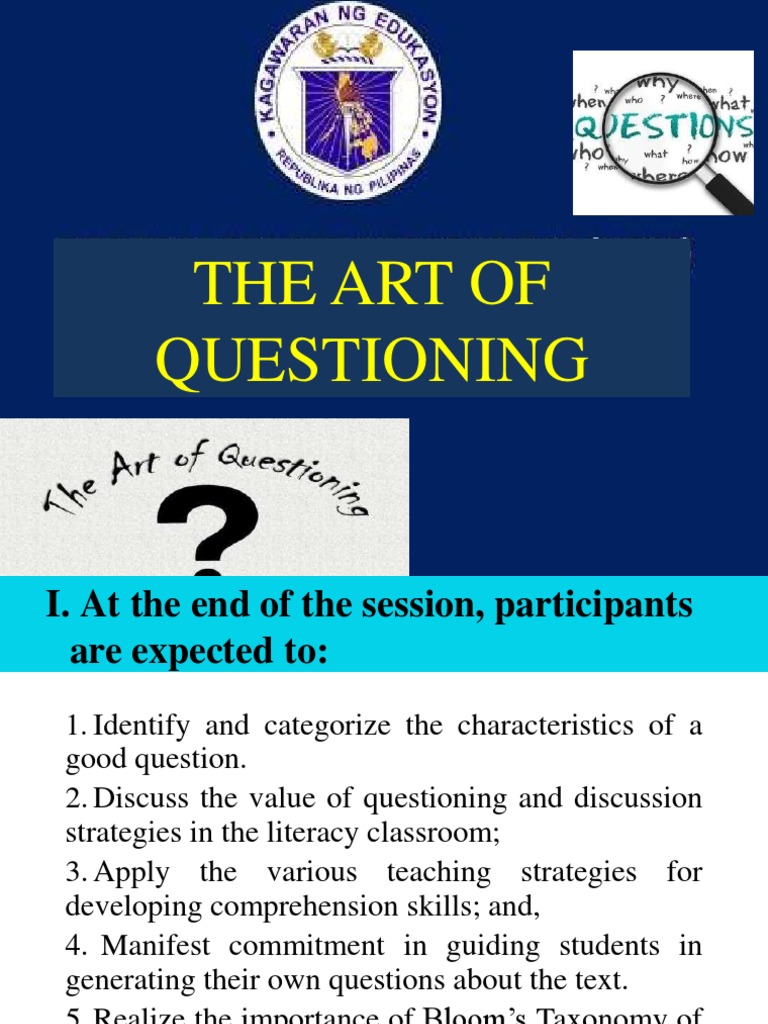 The Art of Questioning | PDF | Question | Educational Technology