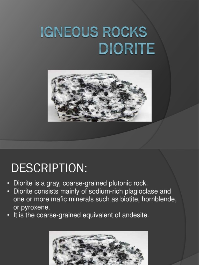 Diorite and Basalt | PDF | Granite | Magma