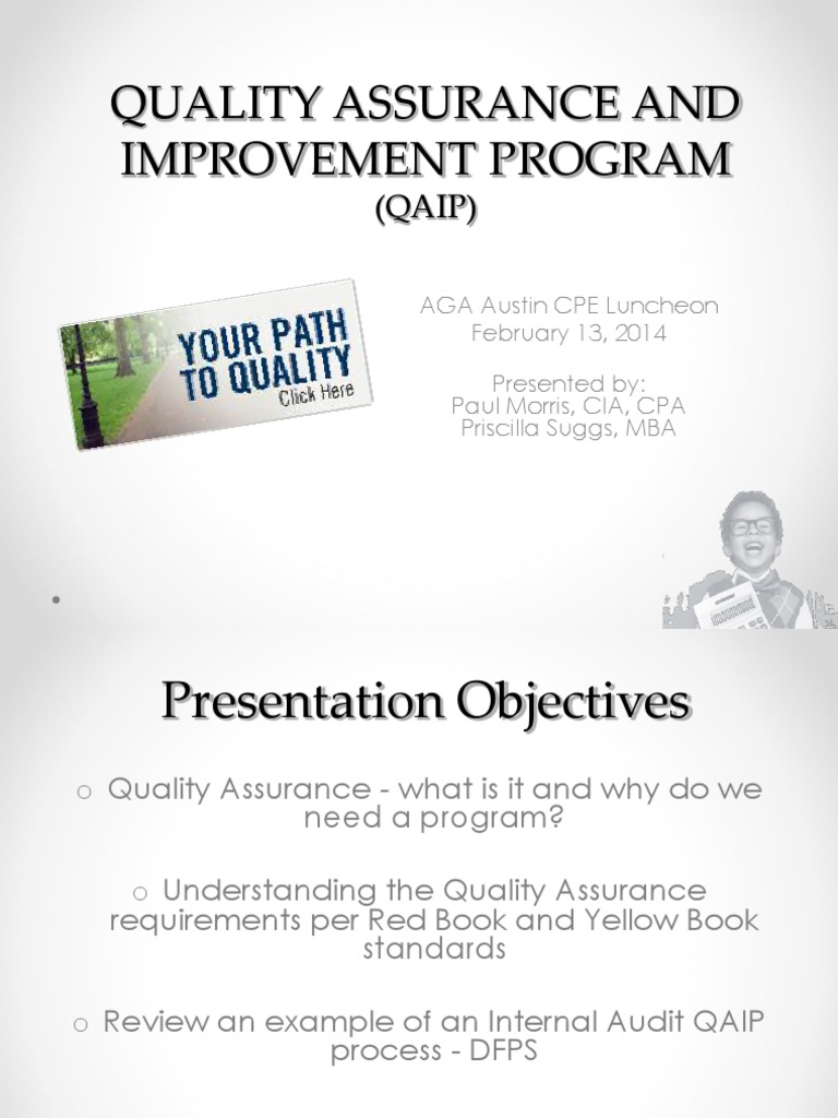 Quality Assurance and Improvement Program: (QAIP) | PDF | Internal ...