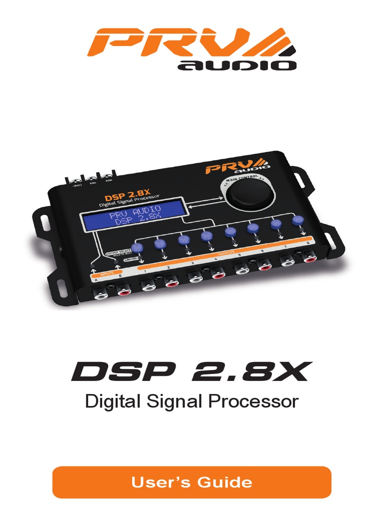 Manual Dsp2.8x | PDF | Equalization (Audio) | Digital Signal Processing