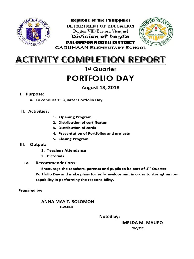 Portfolio Day | PDF
