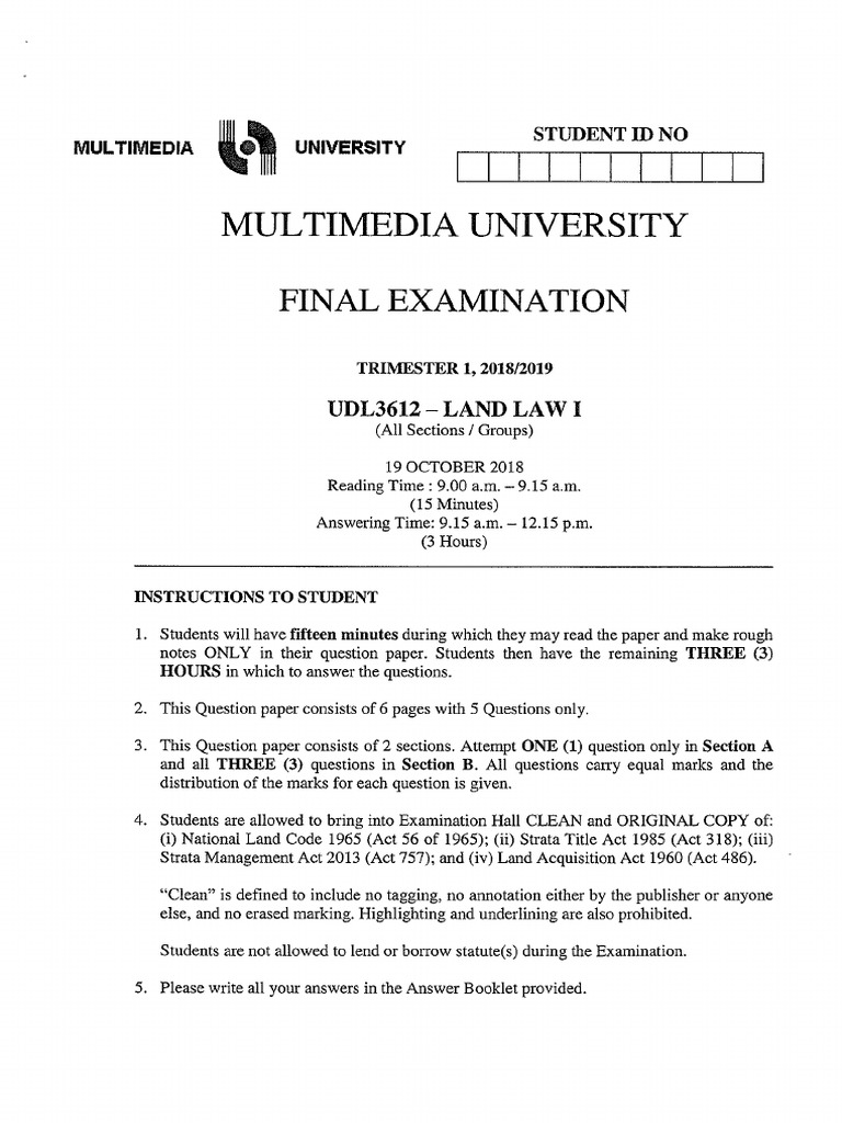 MMU Pass Year Exam Papers Latest | PDF