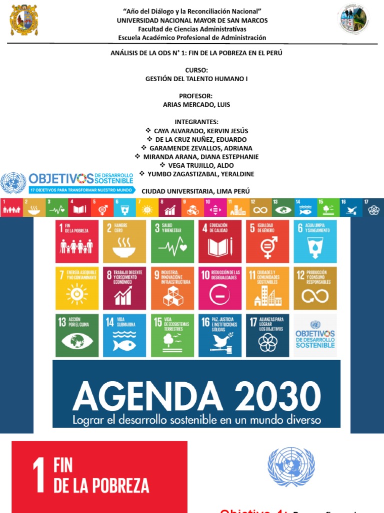 Ods 1 Fin De La Pobreza Pdf Reducción De Pobreza Pobreza