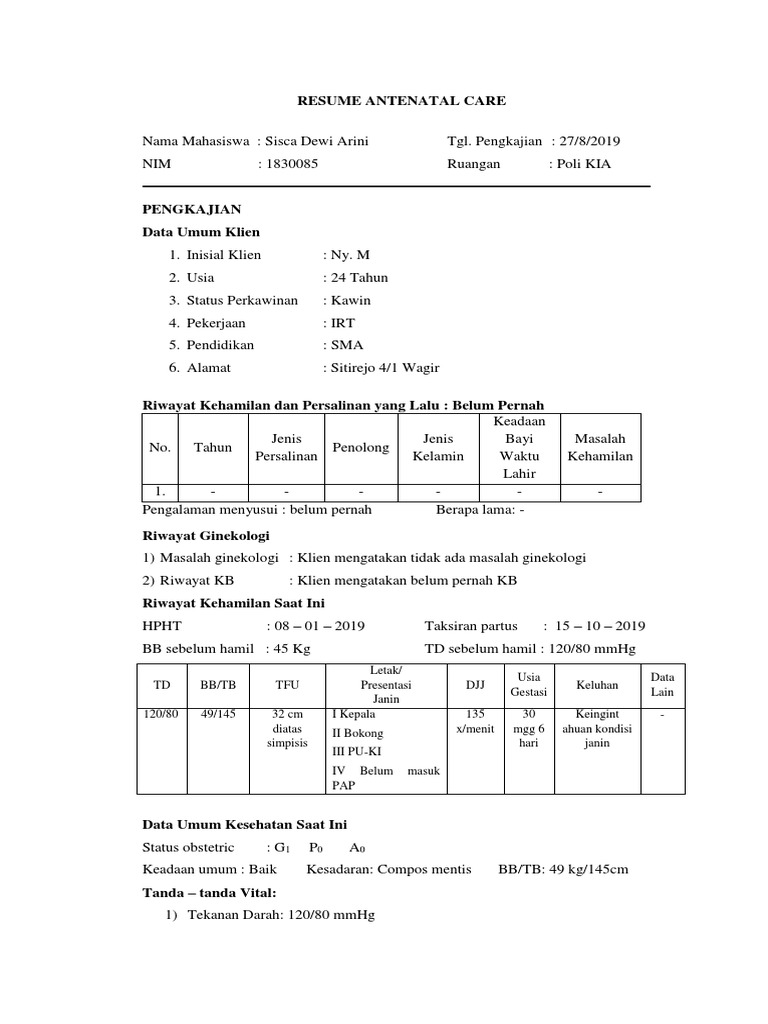 Resume Anc Kia Ok | PDF