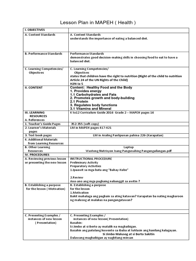 A Semi Detailed Lesson Plan In Mapeh A Semi Detailed - vrogue.co A Semi Detailed Lesson Plan In Mapeh A Semi Detailed - vrogue.co