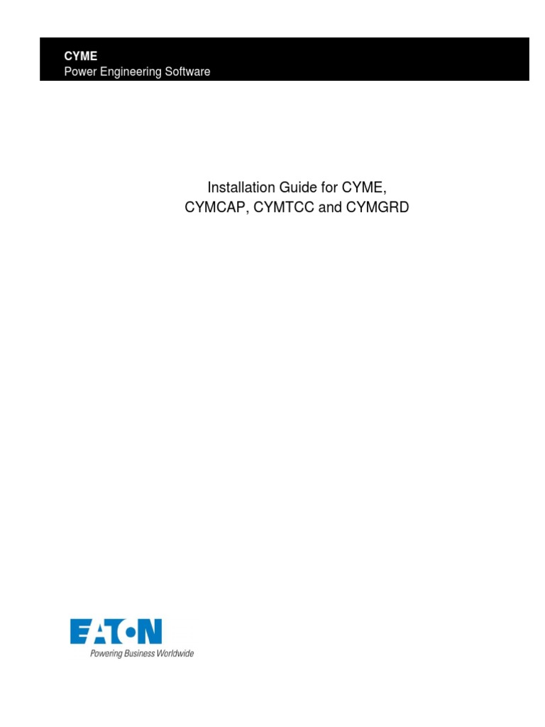 CYME Installation Guide | PDF | Installation (Computer Programs) | Windows Registry