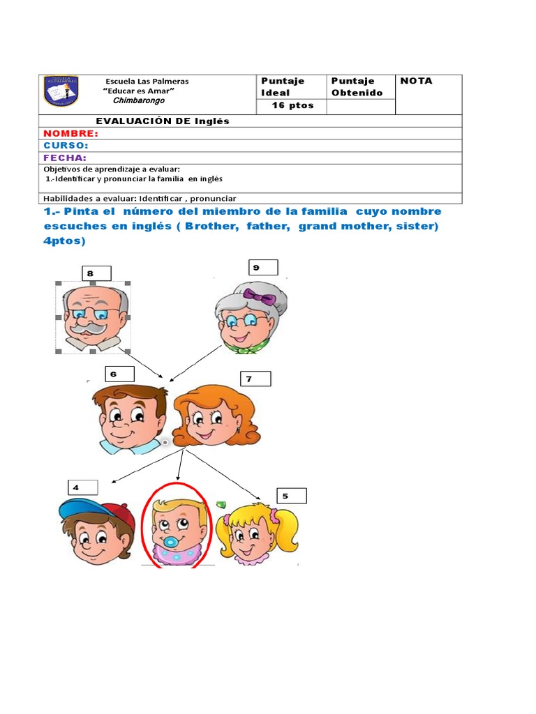 Inglés (La Familia) | PDF