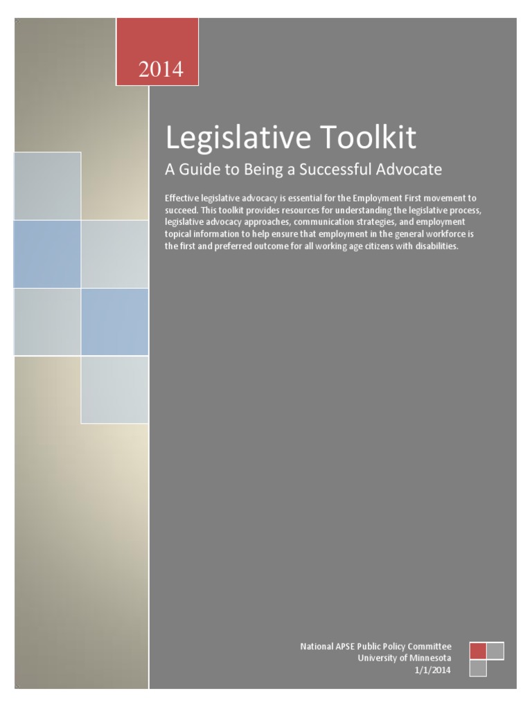 2014 Legislative Toolkit | PDF | United States Congress | American ...
