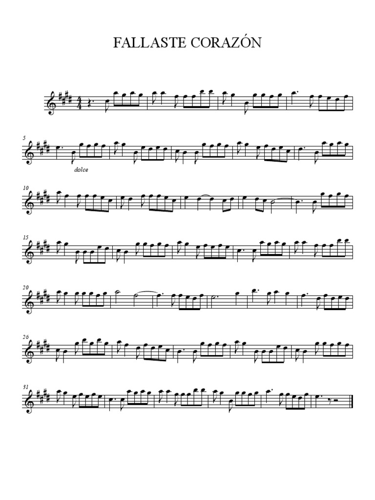 Fallaste Corazon PDF | PDF