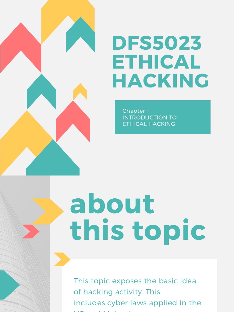 Introduction To Ethical Hacking | PDF | Security Hacker | White Hat ...
