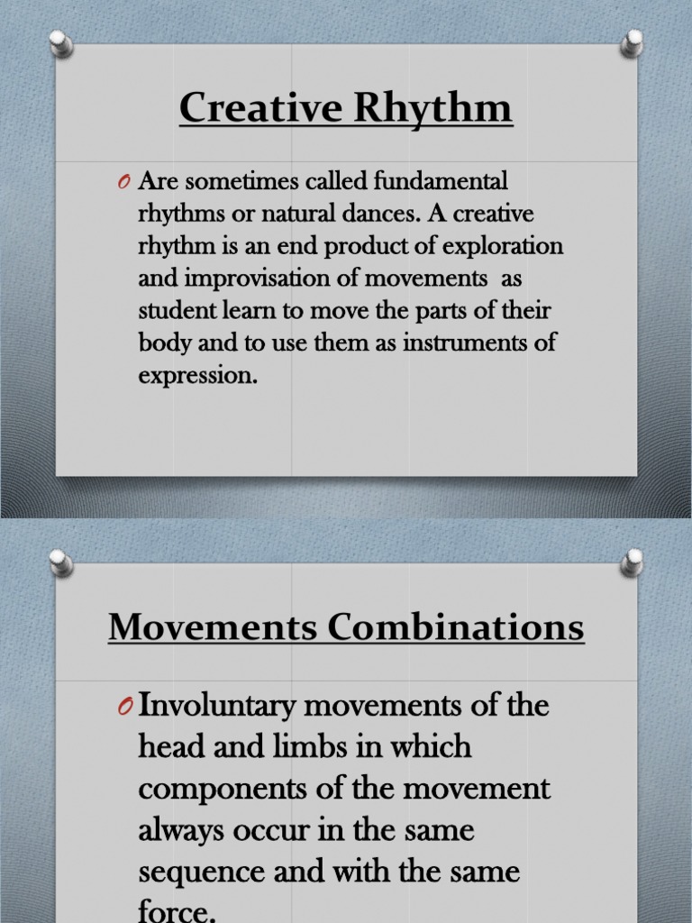 7 Creative Movements