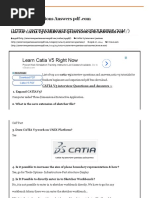 Automotive Plastic Product Design Interview Questions | PDF | Computer ...