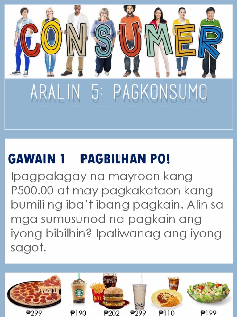 q1 - l6 Pagkonsumo - PPT - AP 9 | PDF