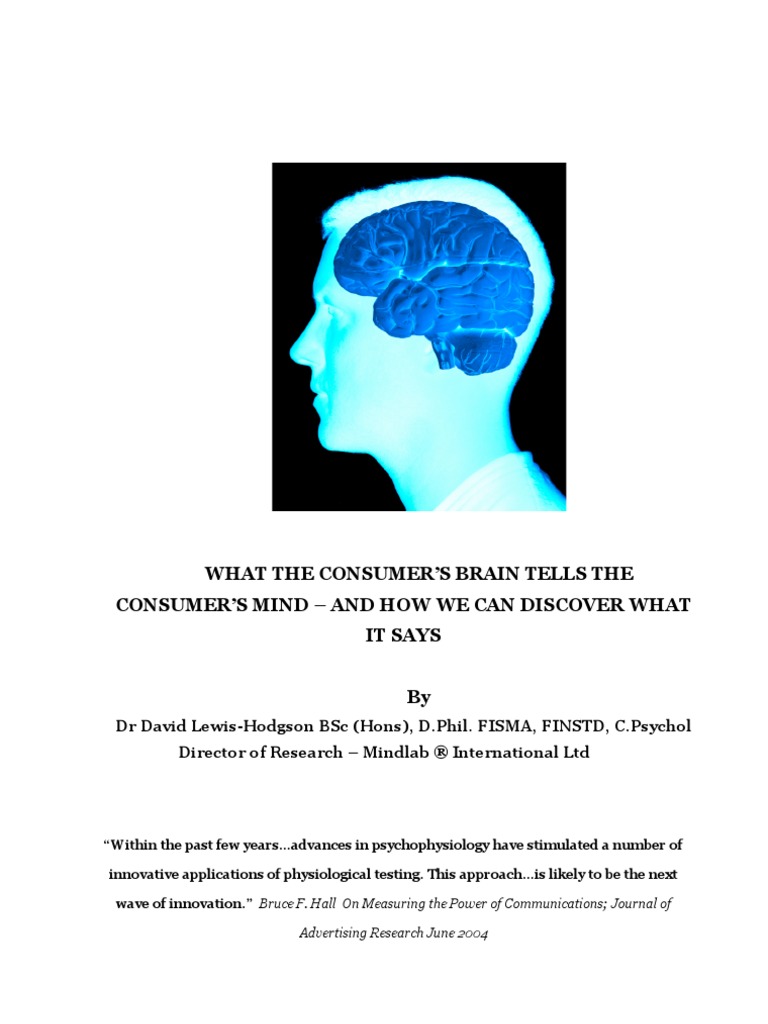 What The Consumer's Brain | PDF | Electroencephalography | Functional ...