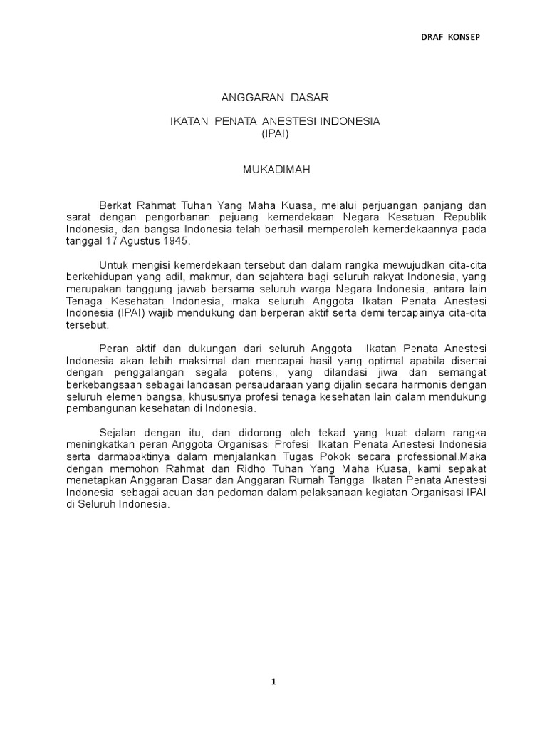 Anggaran Dasar (Ok) | PDF