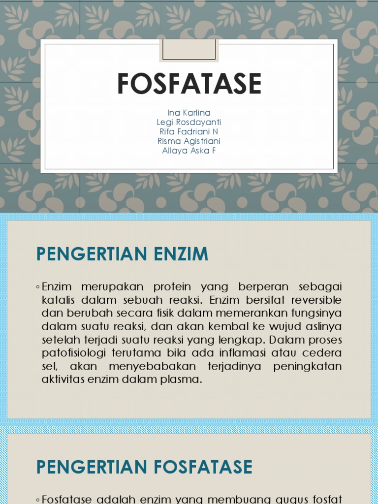 Pemeriksaan Fosfatase Alkali dan Asam | PDF
