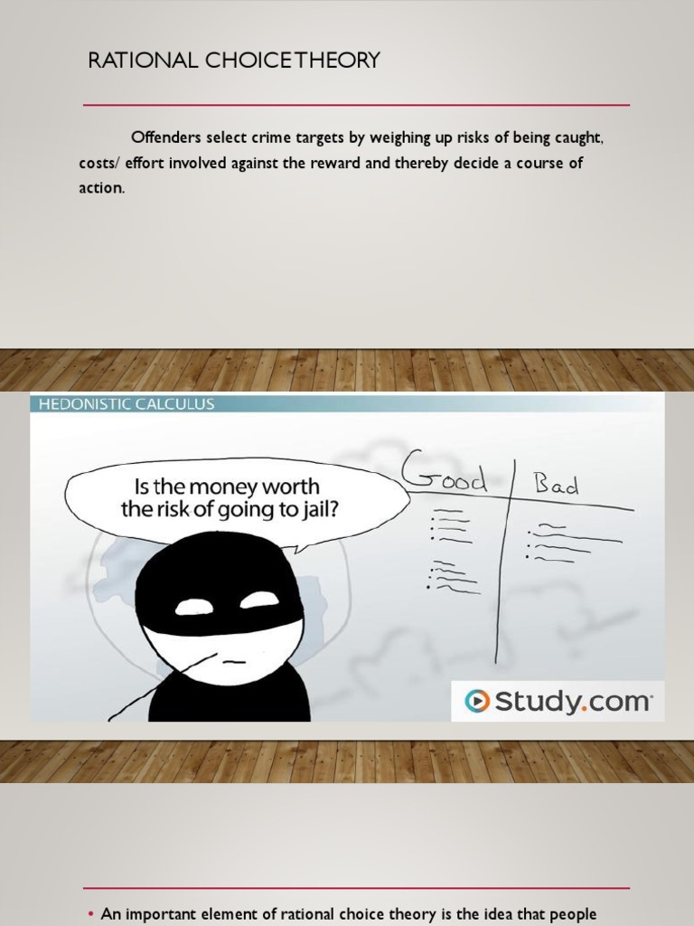 Rational Choice Theory and Routine Act - Theory | PDF