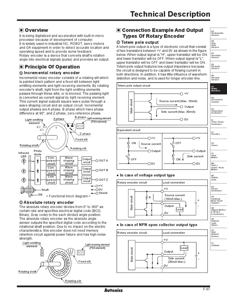 Rotary Encoders Tech en 180917 W | PDF | Electronic Circuits | Bipolar ...