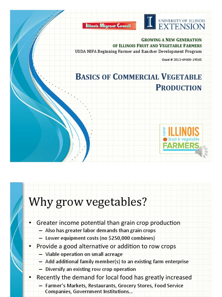 Basics of Vegetable Production | PDF | Vegetables | Tractor