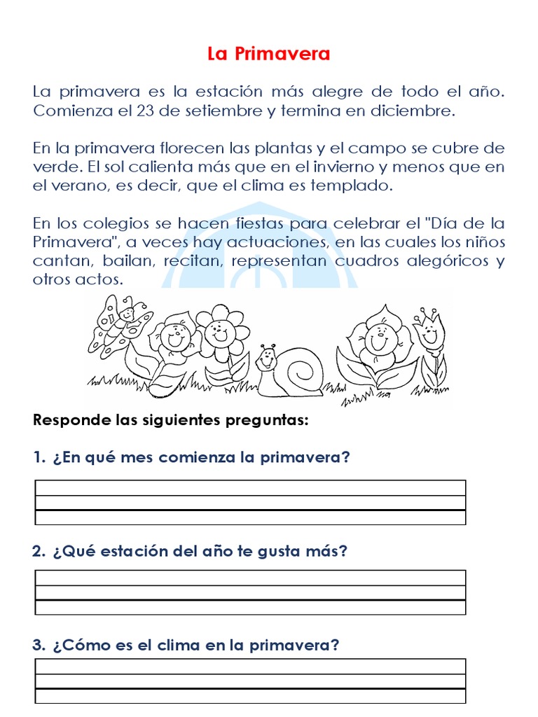 La Primavera | PDF