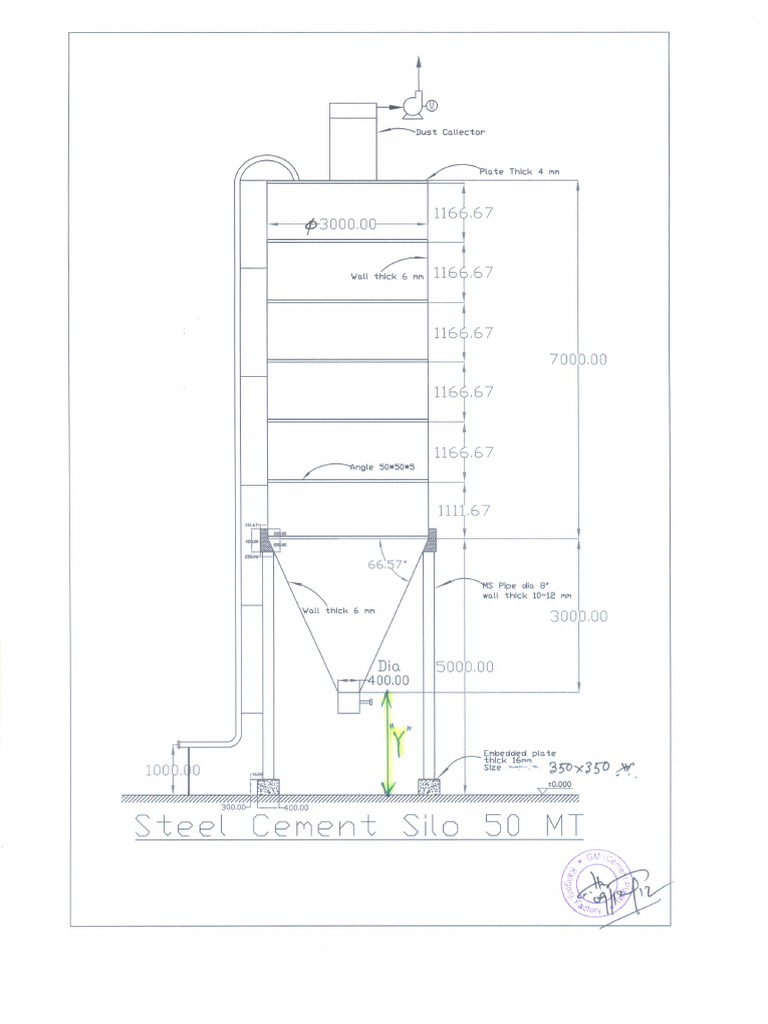 Silo Drawing | PDF