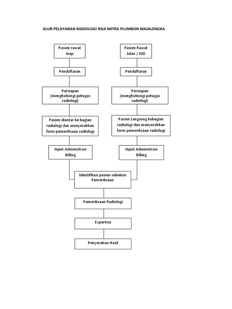 Alur Pelayanan Radiologi | PDF