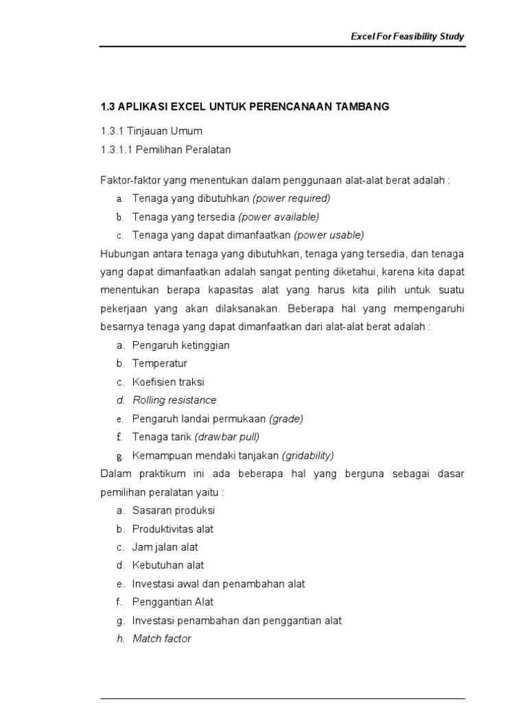Excel For Mine Planning | PDF