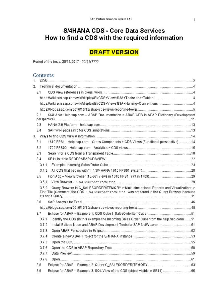 How To Find CDS View On S4HANA Embeded Analytics | PDF | Databases | Computer Programming