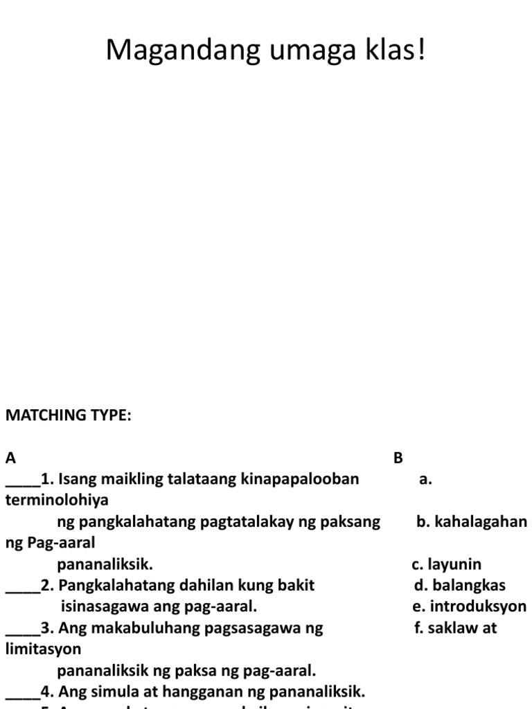Mga Hakbang Sa Pagbuo NG Sulating Pananaliksik | PDF