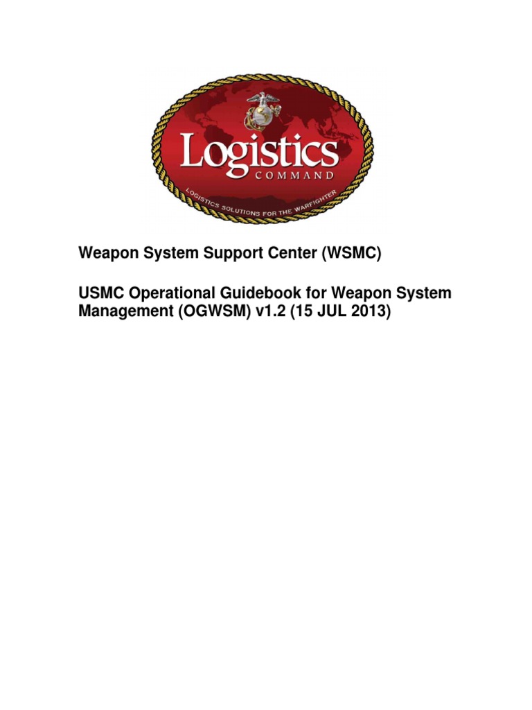 USMC Weapon System Management Guide | PDF | United States Marine Corps ...