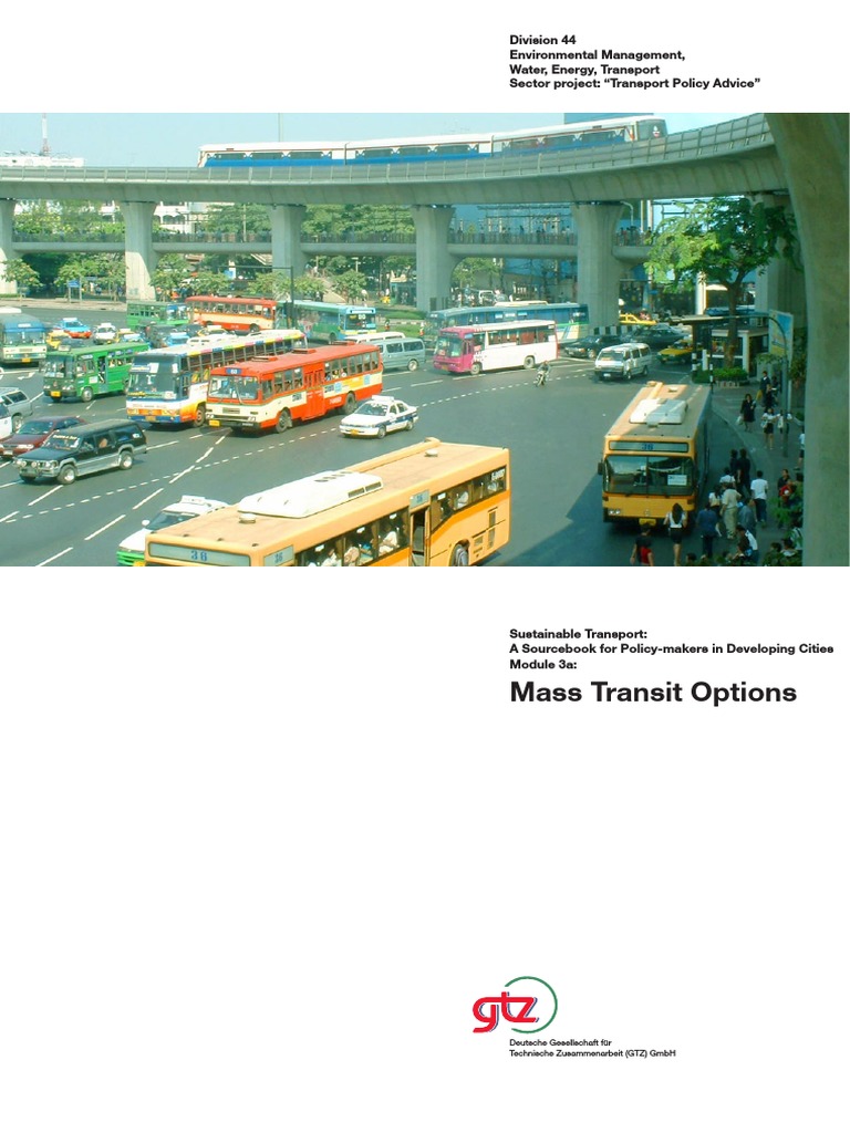 Sustainable Transport Mass Transit Options PDF | PDF | Rapid Transit ...