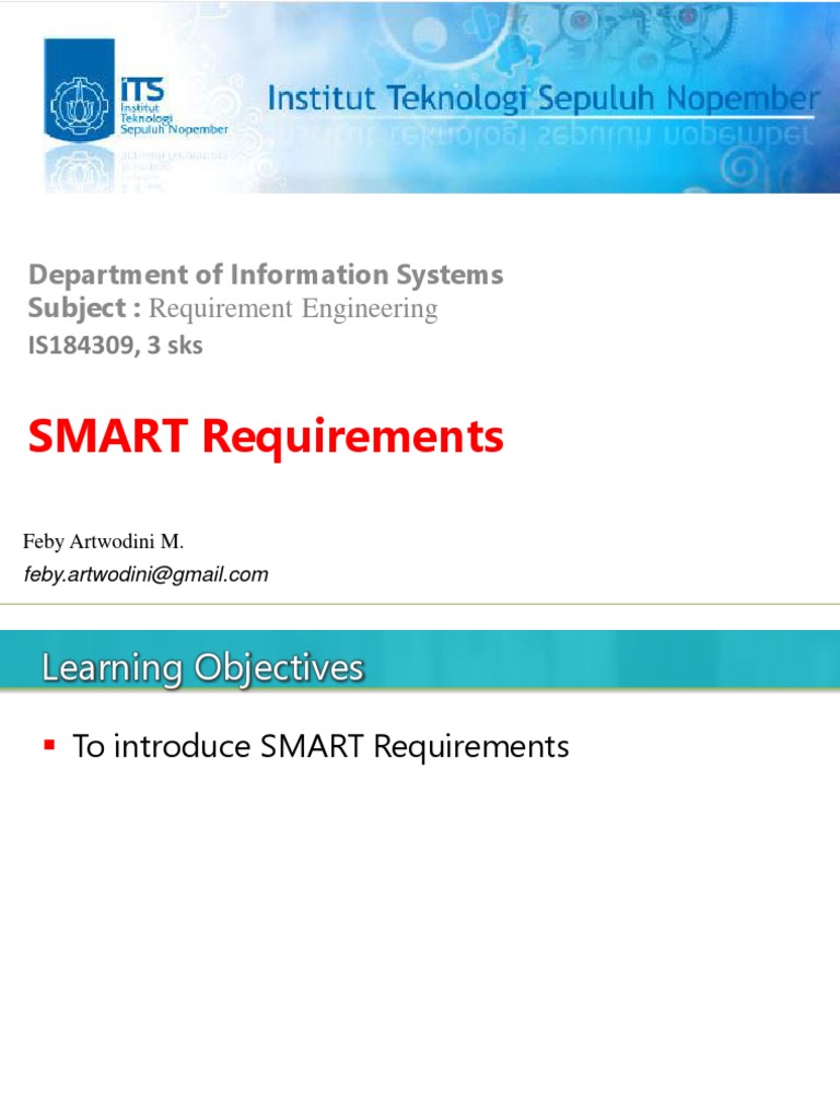 RKPL 2019 - Smart Requirements (Pert. 7) PDF | PDF | Systems Science ...