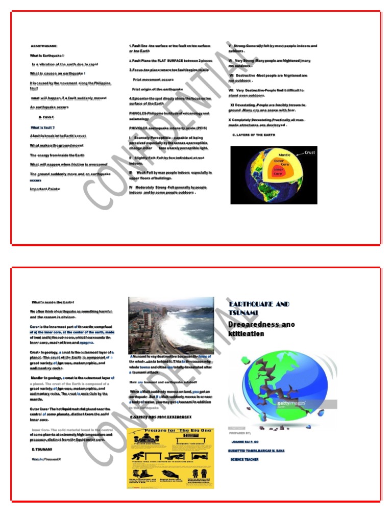 The Earth | PDF | Earthquakes | Fault (Geology)