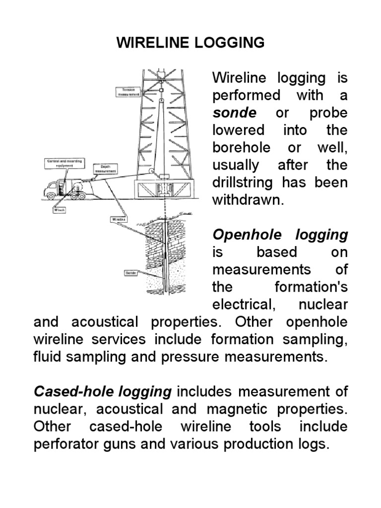 010 Wireline Logging | PDF | Gamma Ray | Materials