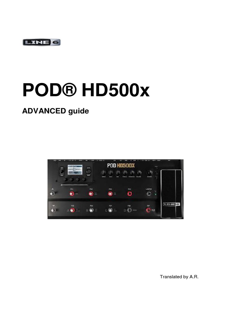 Manuale POD HD500X | PDF