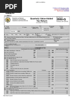 BIR FORM No. 2550-Q | PDF | Value Added Tax | Taxes