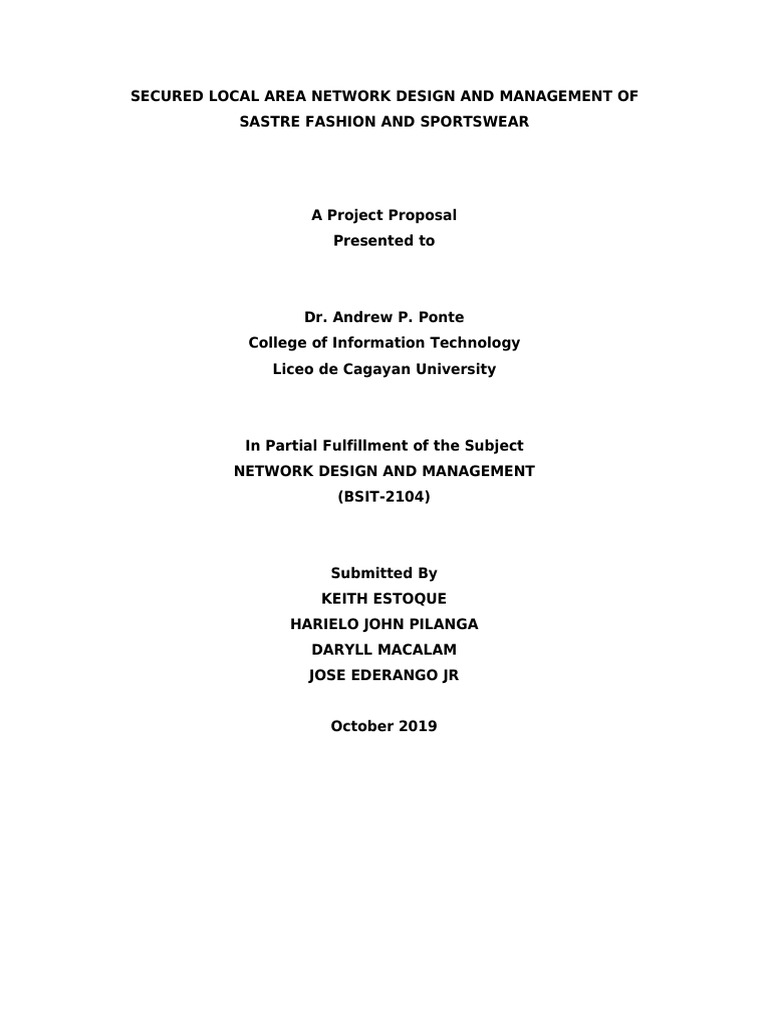 Network Design and Management | PDF | Local Area Network | Computer Network