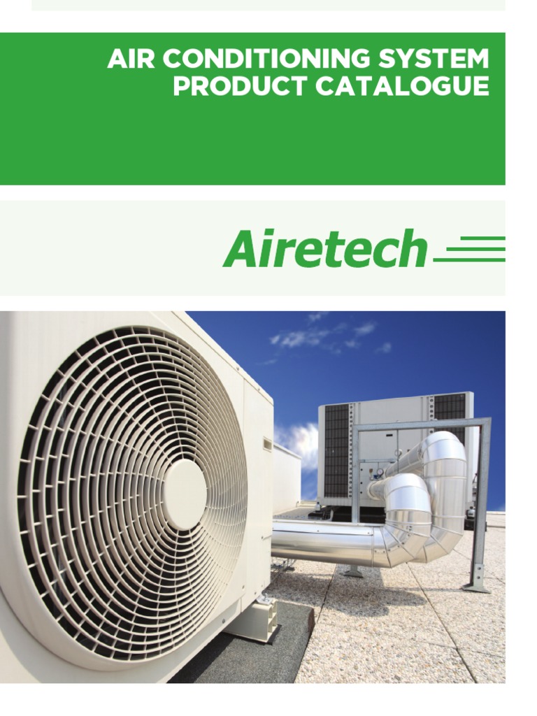 Airetech Air Conditioning Product Catalogue | PDF | Pipe (Fluid ...