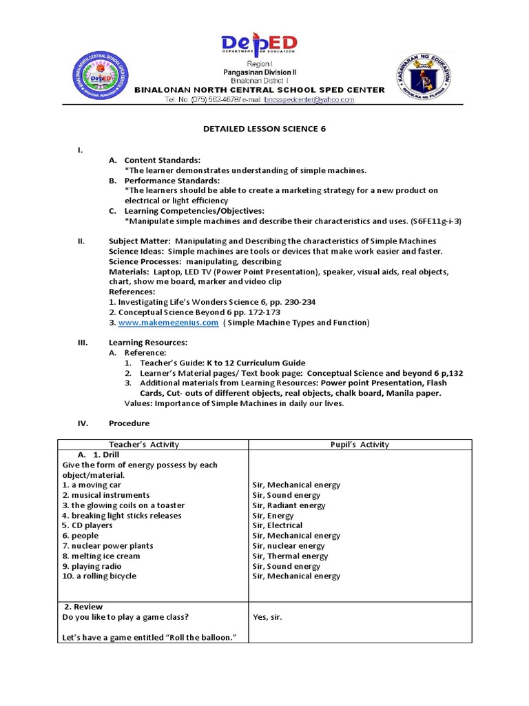 My Final Demo Simple Machines | PDF | Machines | Screw