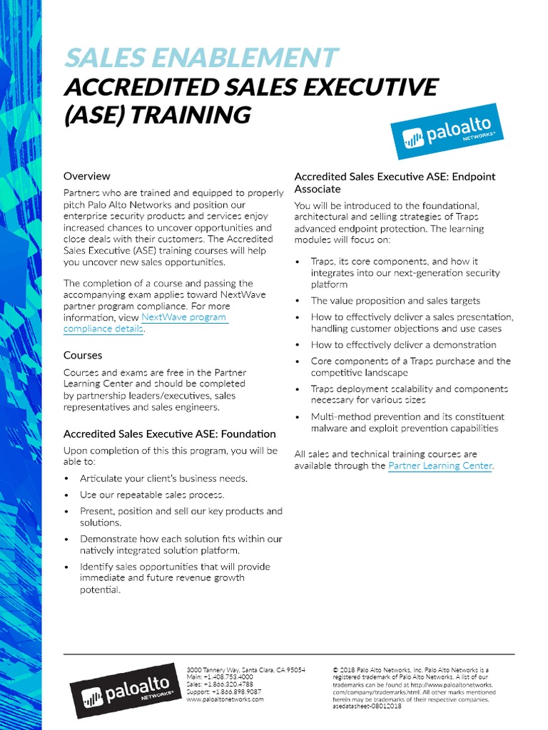Accredited Sales Expert ASE Training | PDF