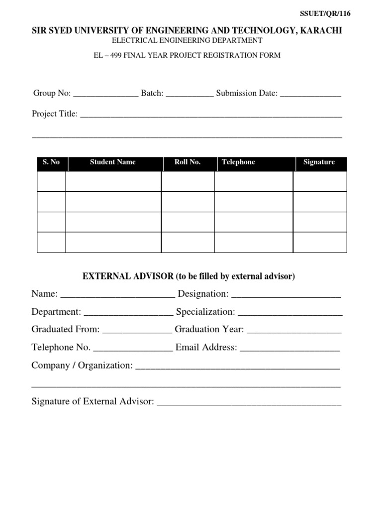 External Advisor Appointment | PDF