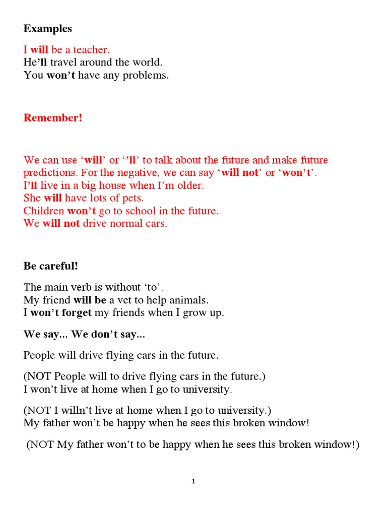 Remember!: Examples | PDF | Noun | Verb